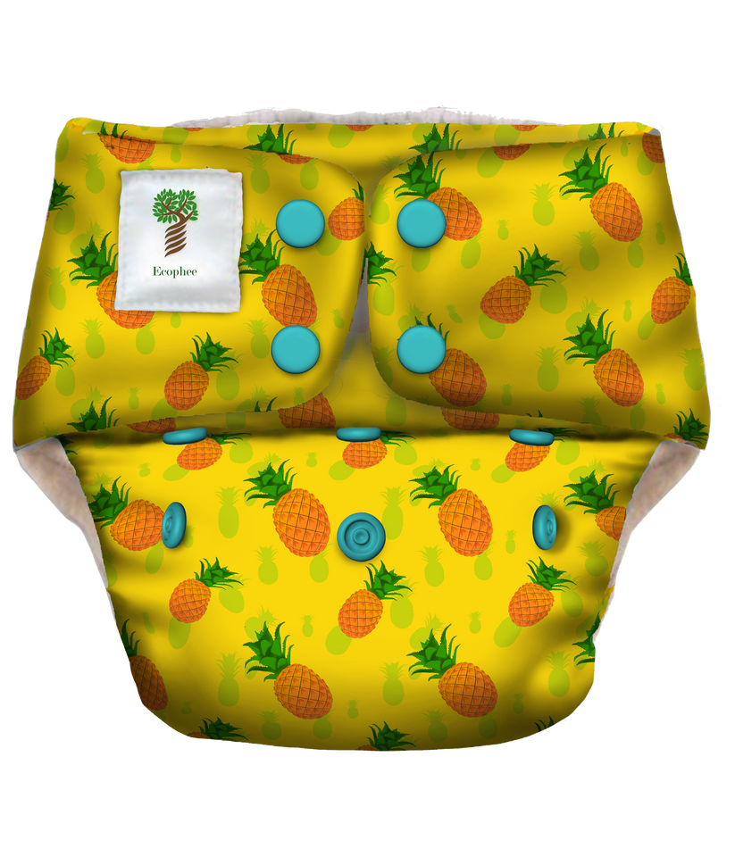 The Yellow Basic PeachPERFECT Cloth Diaper – Bouncing Peaches